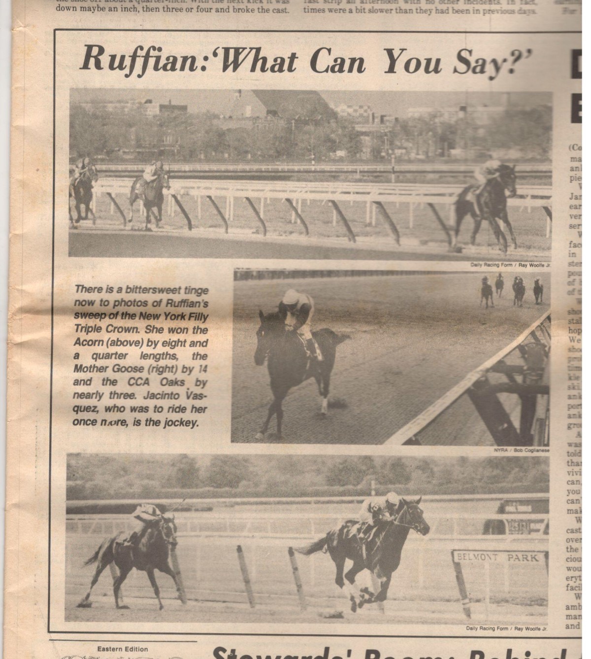 “All 1’s” Ruffian, The Real Story - Past The Wire