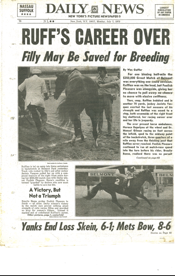 “All 1’s” Ruffian, The Real Story - Past The Wire